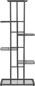 Stojan na květiny Ruhhy - 106 cm - 6 polic - černý