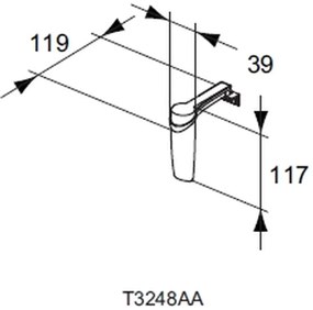 Ideal Standard Mirror &amp; Light - LED-osvětlení SABRINA (3W, 4000 Kelvinů), Chrom, T3248AA