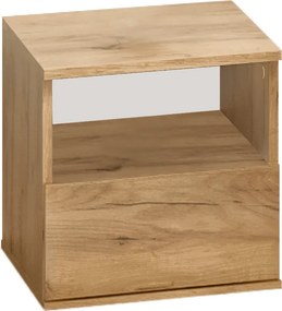 Noční stolek, dub craft zlatý, DOLI