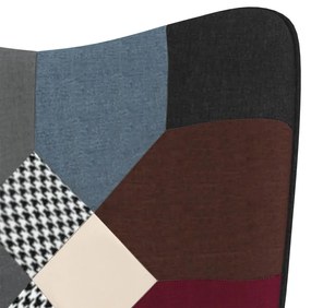 vidaXL Relaxační křeslo patchwork textil