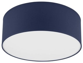 Lamkur | Stropní svítidlo SIRJA PASTEL 1xE27/60W/230V pr. 35 cm tmavě modrá | LA47966