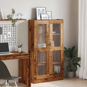 Skříň old wood 82,5 x 30,5 x 150 cm kompozitní dřevo 3318718