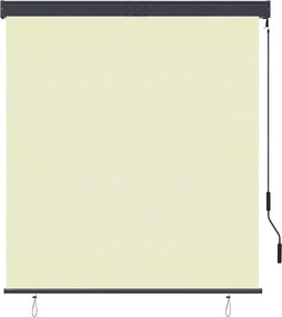 Venkovní roleta 140 x 250 cm krémová 145971