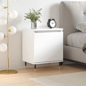vidaXL Noční stolek 40 x 30 x 50 cm kompozitní dřevo [826814] Barva: bílá s vysokým leskem