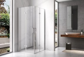 BPS-koupelny Čtvercový sprchový kout HYD-SK08B 70x70 chrom/transparent