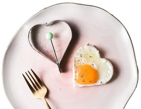Forma na lívance a vajíčka - srdce