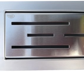 BPS-koupelny Sprchový odtokový žlab DL01 CLASSIC G2 HYD-2650 90 cm, satén