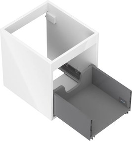 Mexen Box-A, závěsná skříňka 40 cm, 1 zásuvka, bílá lesklá, 91AX0-0400-470-1-00