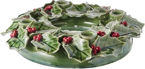 ILEX Adventní věnec 26 cm - zelená