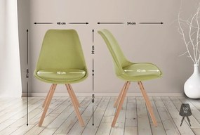 Bhm germany Jídelní židle Sofia I, textil, zelená
