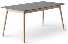 Rozkládací jídelní stůl v antracitovo-přírodní barvě 90x165 cm Meza – Hammel Furniture