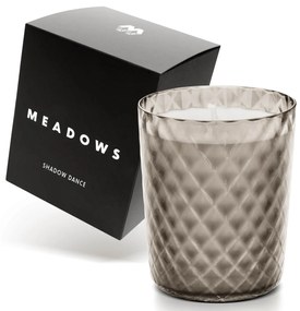MEADOWS Vonná svíčka Meadows Shadow Dance 200 g, šedá barva, sklo, vosk