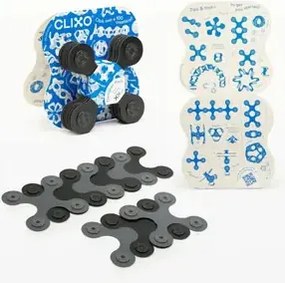 Clixo Designer Black  Grey Magnetická stavebnice / 9ks / od 4 let