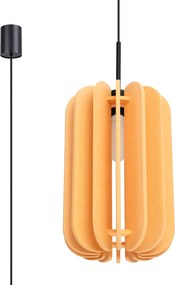 Sollux Lighting Závěsná lampa MULA 27 žlutá