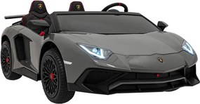 Dětské elektrické autíčko Lamborghini Aventador SV 24 V šedé