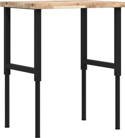 Pracovní stůl 80 x 60 x (73–99,5) cm masivní akácie obdélníkový 3309690