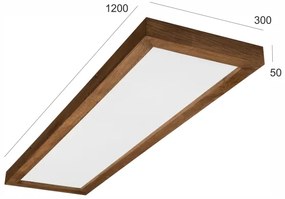 Brilagi-LED Stmívatelné svítidlo WOODY FRAME LED/50W/230V dub 120x30 cm IP44 +DO