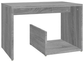 Odkládací stolek šedý sonoma 59 x 36 x 38 cm kompozitní dřevo - Default Title