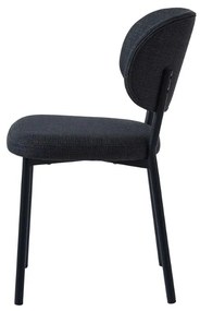 Designová jídelní židle Calixte tmavě šedá