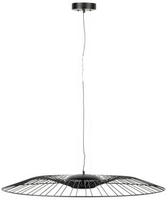 Černé kovové závěsné LED světlo ZUIVER SPIDER 90 cm