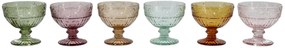 Set 6ks barevných misek na noze Saint-Émilion - Ø 10,5*10 cm / 260ml