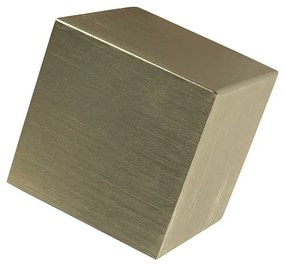 Sada 2 moderních zlatých nástěnných lamp - Cube