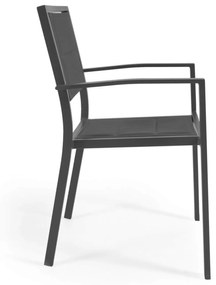 Zahradní židle siley černá MUZZA