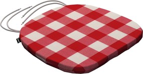 Sedák Bartek barva červená látka vzorované