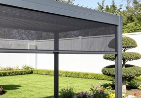 | Zástěna Marimex 3 m pro bioklimatickou pergolu, tmavě šedá | 11640724