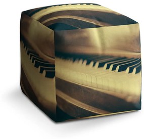 Sablio Taburet Cube Klávesy klavíru: 40x40x40 cm
