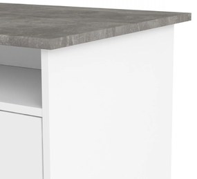 NEW:Psací stůl Obelix 011 bílá/beton