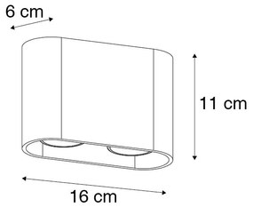 Moderní bodové světlo bílé - Ronda Duo