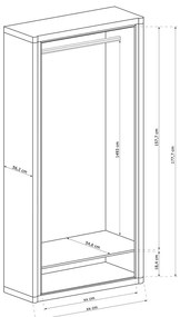 Sestava skříní DALLAS t - trufla