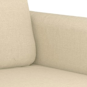 2dílná sedací souprava s polštáři krémová textil 3202136
