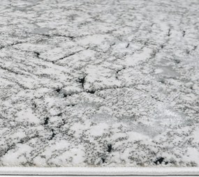BE Koberec Miami Plus MIAMI PLUS 0300 GREY - šedý obdélníkový Rozměr: 60x100 cm