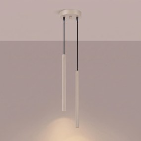 Sollux Lighting Závěsné svítidlo ARCHE 2P taupe