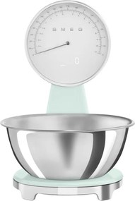 Světle zelená plastová digitální kuchyňská váha – SMEG