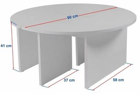 Konferenční stolek Moira Travertine