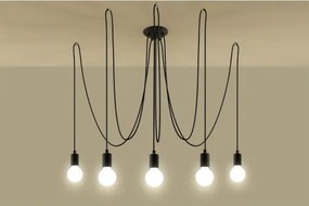 Lustr SOLLUX Edison 5 E27 5x60W bez zdroje SL.0371
