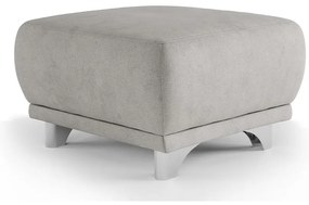 Taburet RIMINI 66x66 cm světle šedá M321800  MARANELLO HOCKER