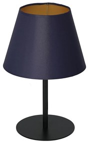Stolní lampa ARDEN 1xE27/60W/230V pr. 20 cm fialová/zlatá