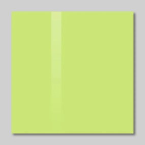Zelená pistáciová skleněná magnetická nástěnka Smatab® - 100 x 65 cm