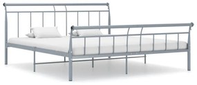 Rám postele šedý kov 180 x 200 cm,  325047 HangarStore.cz