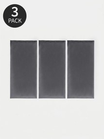 Sinsay - Obdélníkové čalouněné panely 3 pack - šedá