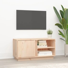 TV skříňka 80 x 35 x 40,5 cm masivní borové dřevo - Default Title