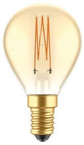 creative cables LED zlatá žárovka C52 Carbon mini G45 3,5W E14 stmívatelná 2700K