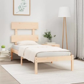 vidaXL Rám postele masivní dřevo 100 x 200 cm [3104666] Barva: Přírodní