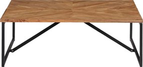 vidaXL Konferenční stolek 110 x 110 x 36 cm masivní mangovníkové dřevo [247699] Barva: Bílá