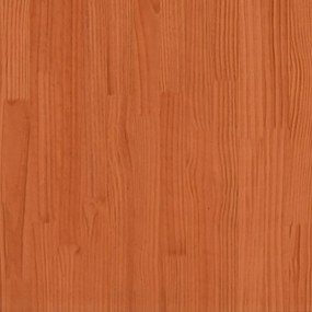vidaXL Rám postele voskově hnědý 100 x 200 cm masivní borovice [844143] Barva: Voskově hnědá