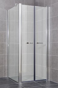 ARTTEC Sprchový kout rohový COMFORT A 22 čiré sklo 101 - 106 x 86,5 - 89 x 195 cm